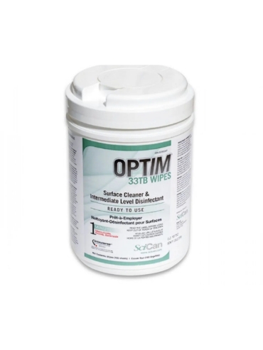 Optim 331B Ready to use Disinfectant Wipes - Global Dental Solutions